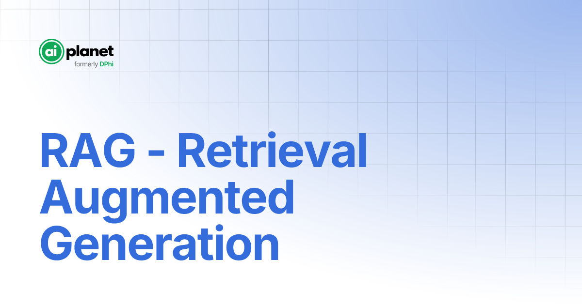 RAG - Retrieval Augmented Generation | GenAI Stack