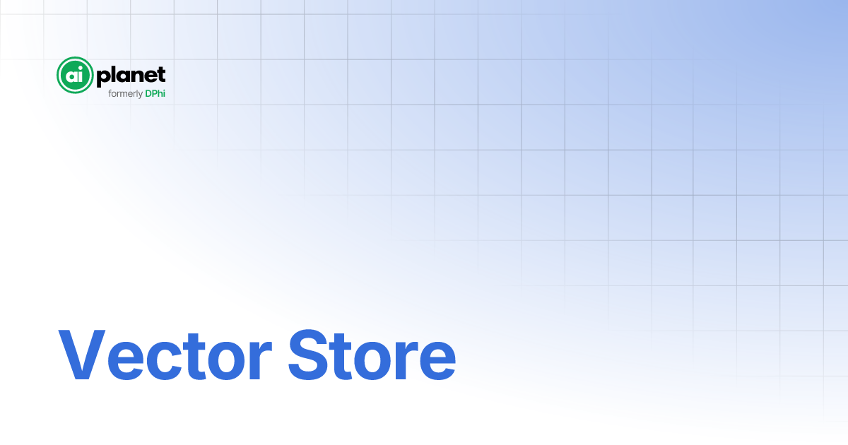 Vector Store | GenAI Stack